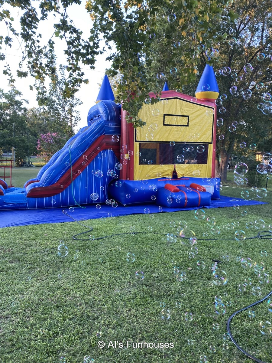 Red & Blue Combo Funhouse DRY - Party Rental Service in San Antonio ...